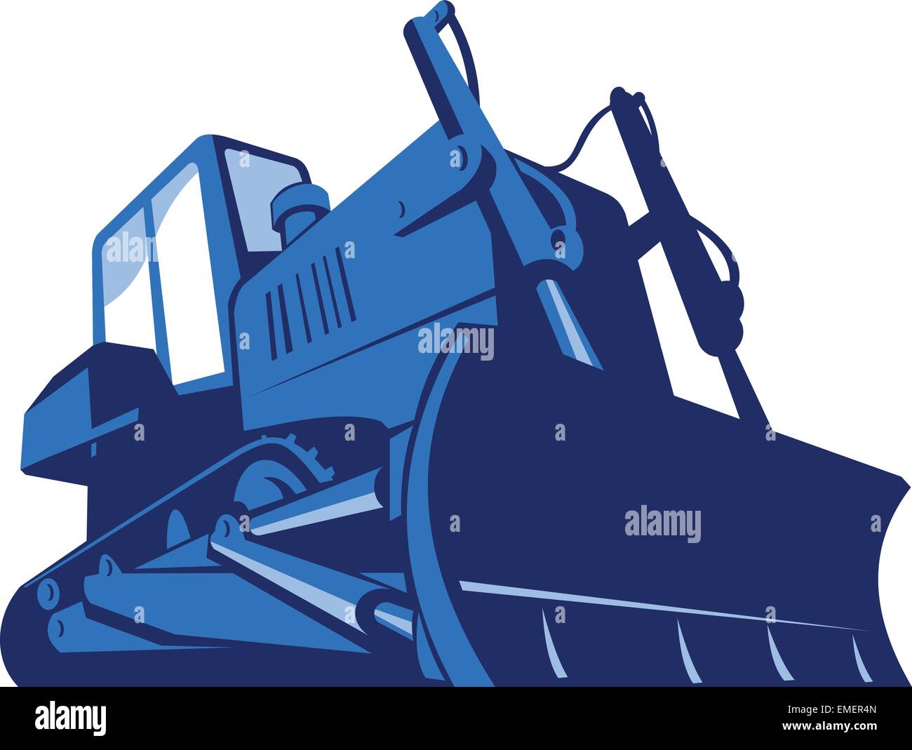 Bulldozer Stock Vector Images - Alamy