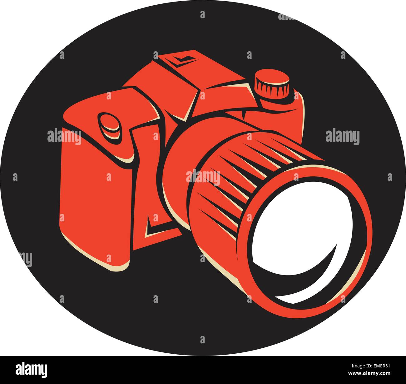 Camera front Stock Vector Images - Alamy