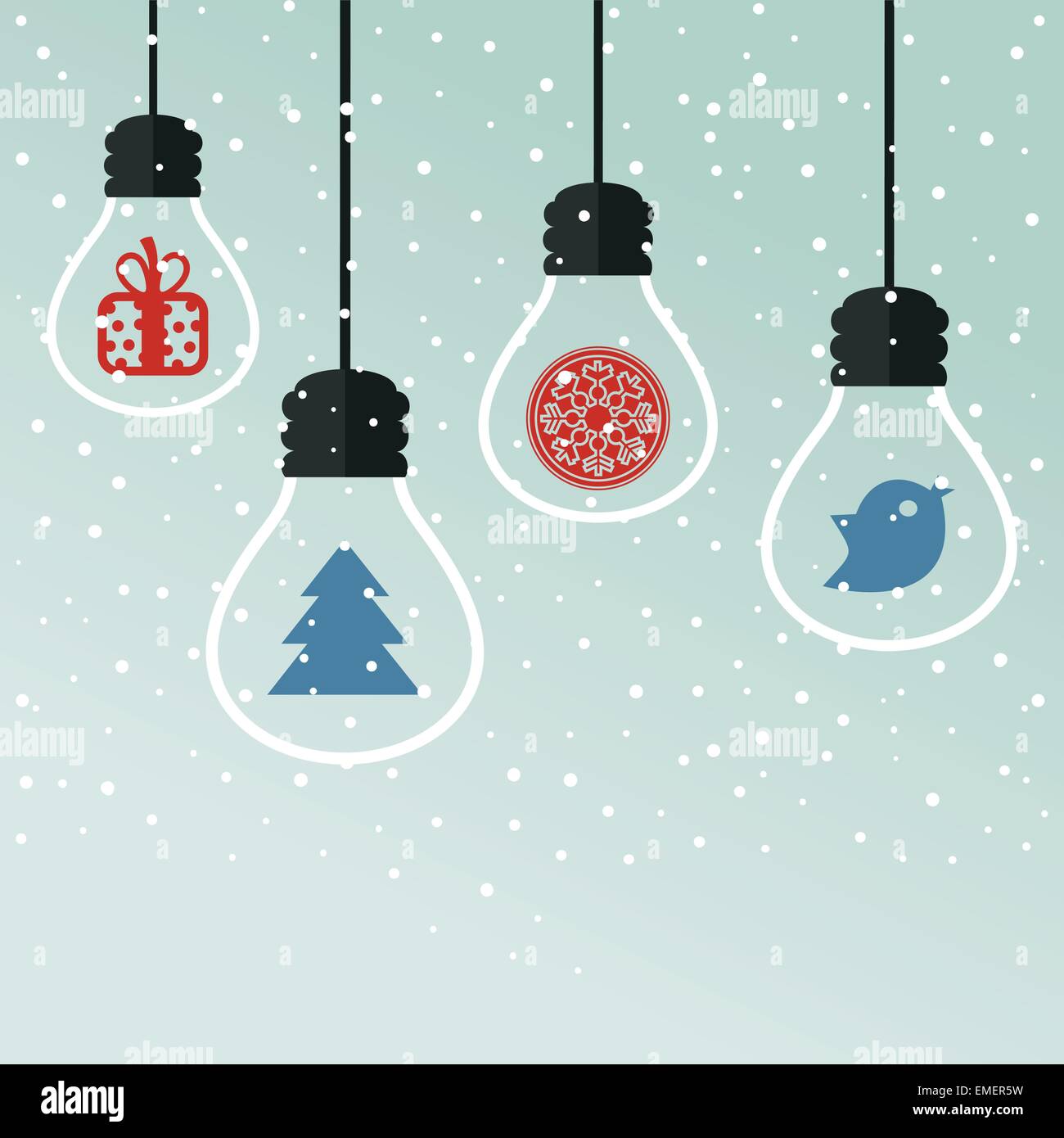 Snow blizzard bird Stock Vector Images - Alamy