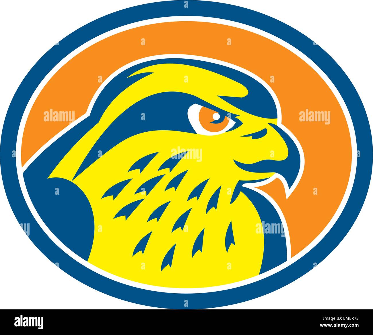 Peregrine falcon Stock Vector Images - Alamy