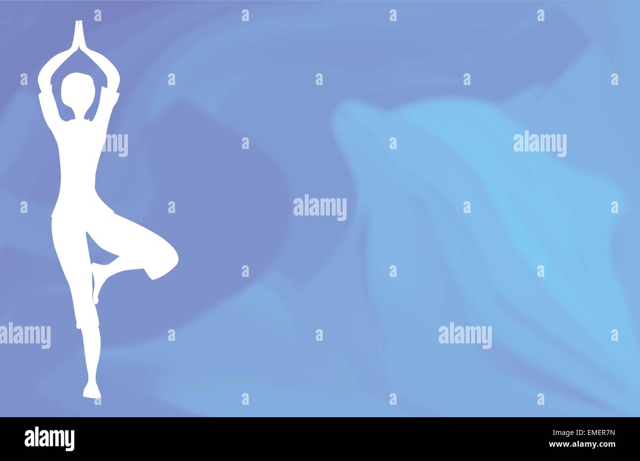 Yoga asana meditation woman Stock Vector Images - Alamy