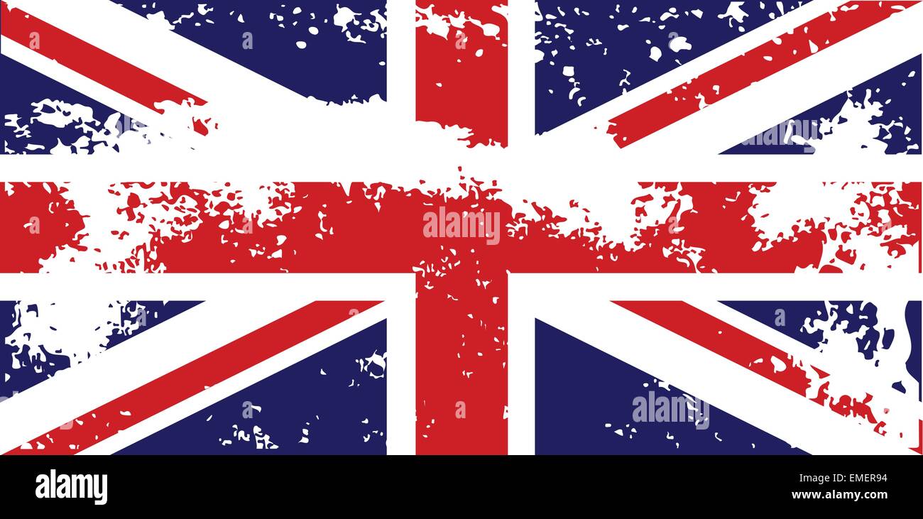 Union Jack Flag Grunge Stock Vector Image & Art - Alamy