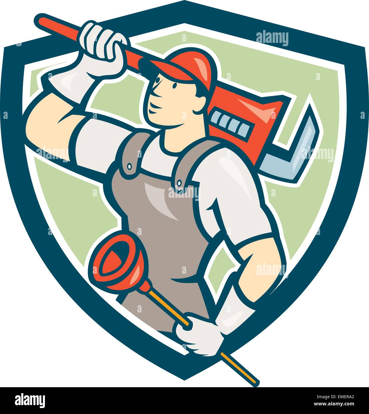 Shoulder shield Stock Vector Images - Alamy