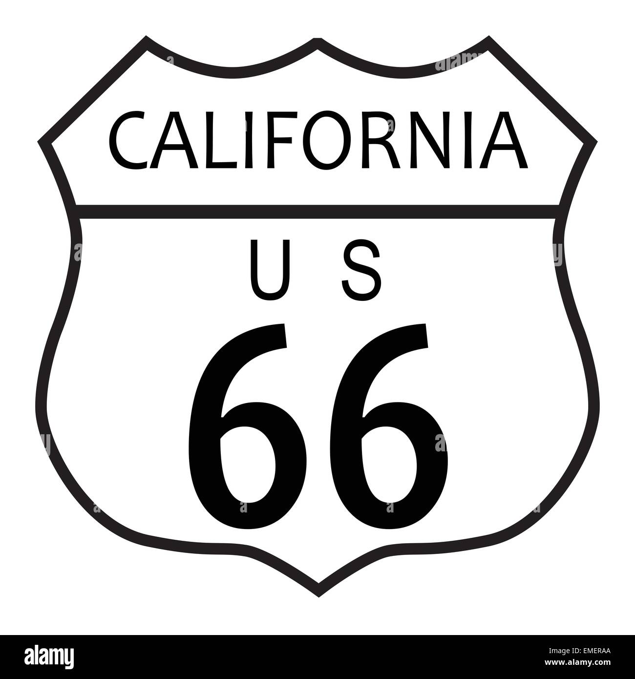 California state sign Black and White Stock Photos & Images - Alamy