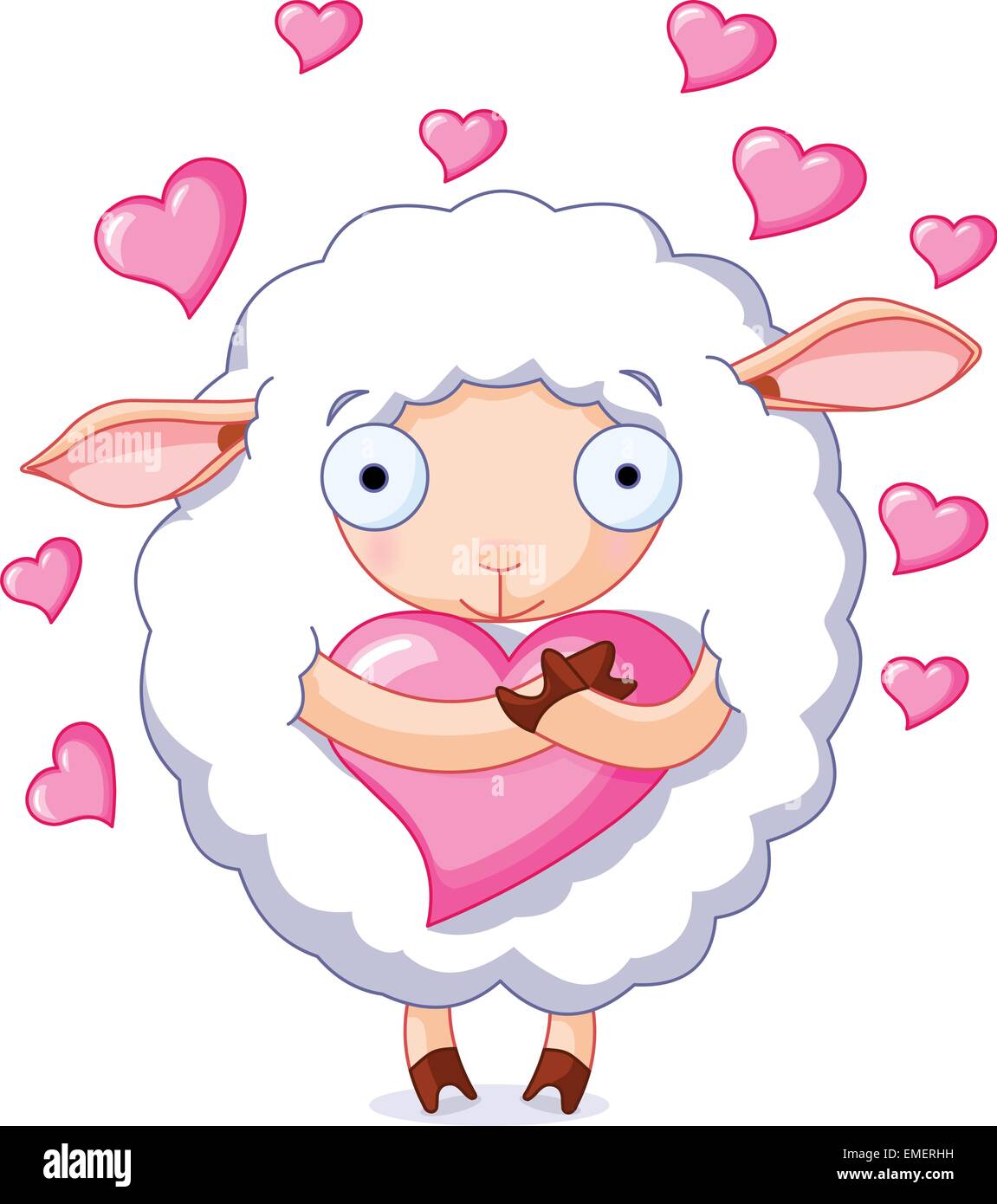 Sheep marriage Stock Vector Images - Alamy