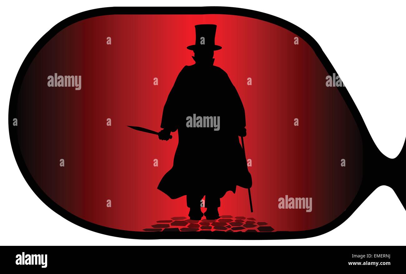 Jack the ripper illustration hi-res stock photography and images - Alamy