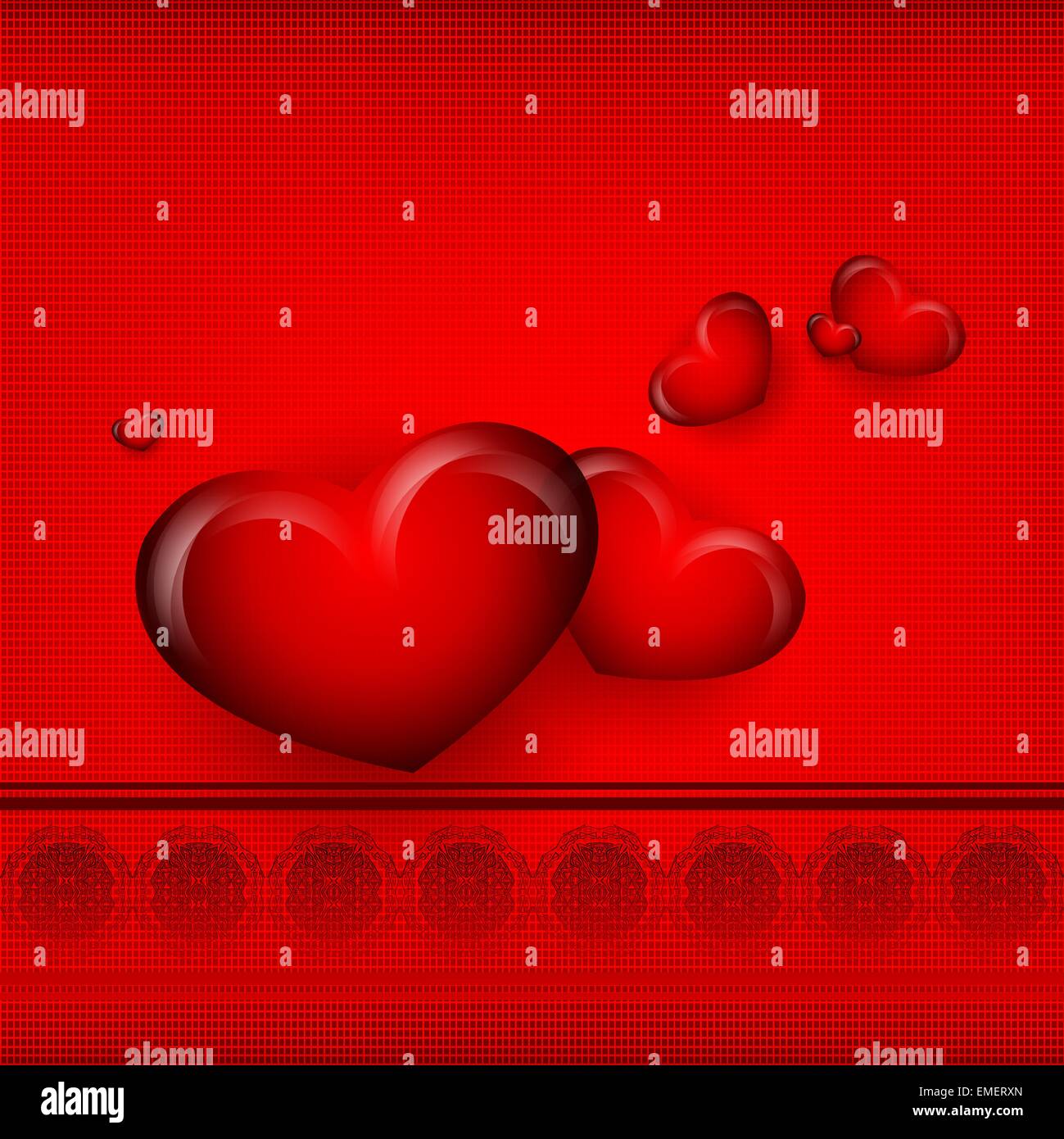 Valentine's Day vector background Stock Vector Image & Art - Alamy