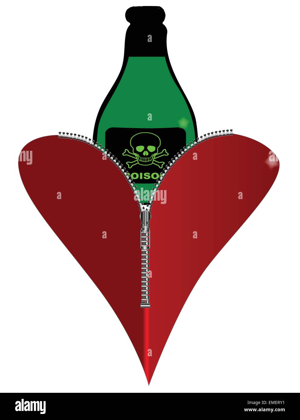 Heart and bones hi-res stock photography and images - Alamy