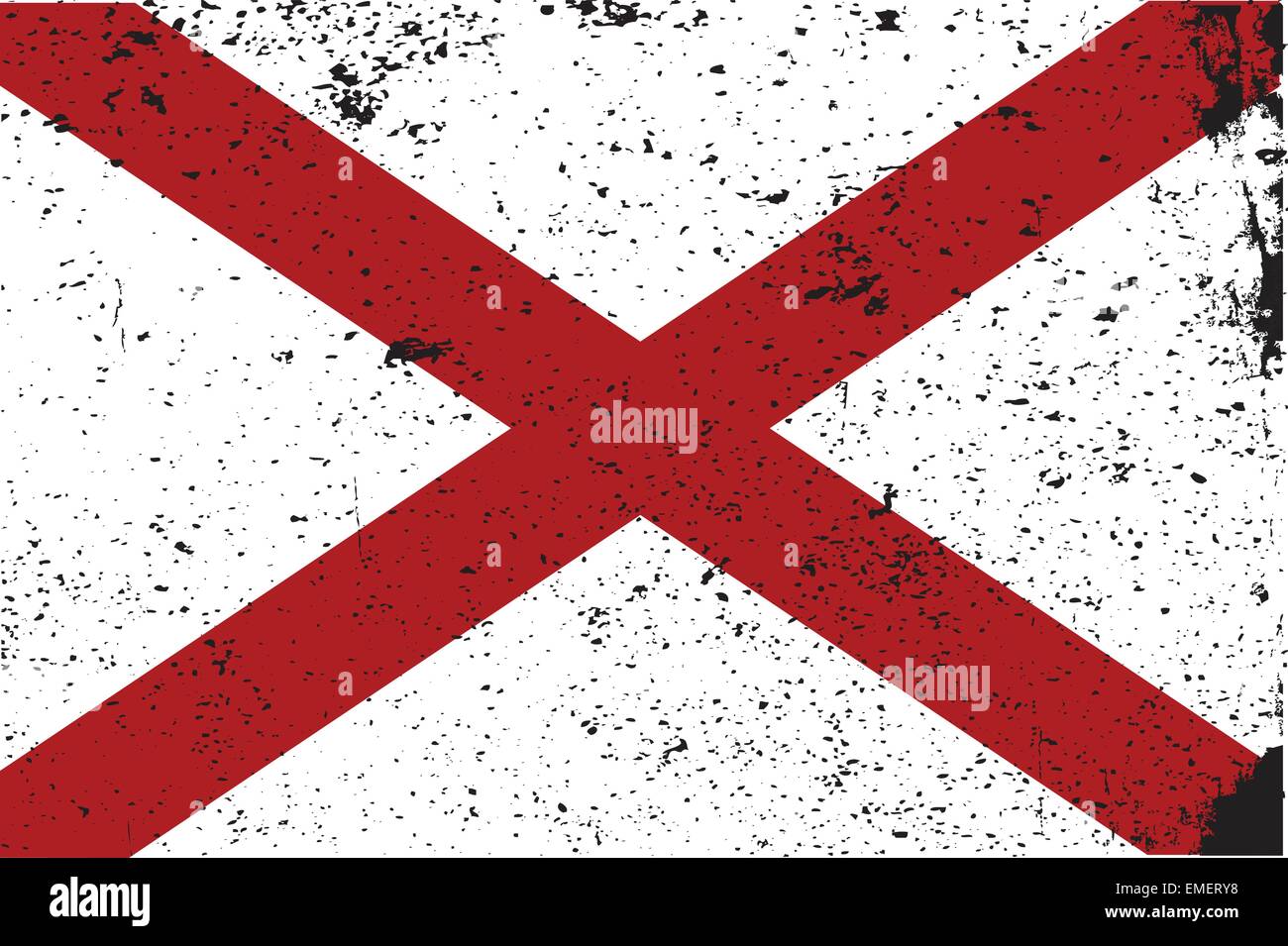 Alabama State Flag Stock Vector Image & Art - Alamy