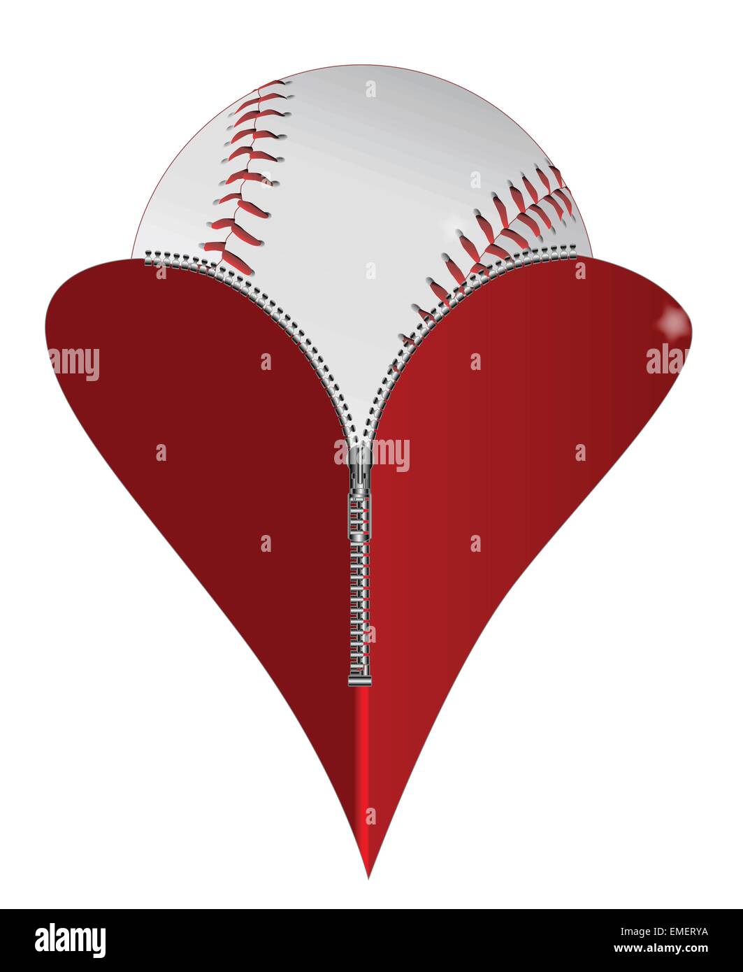 Split ball Stock Vector Images - Alamy