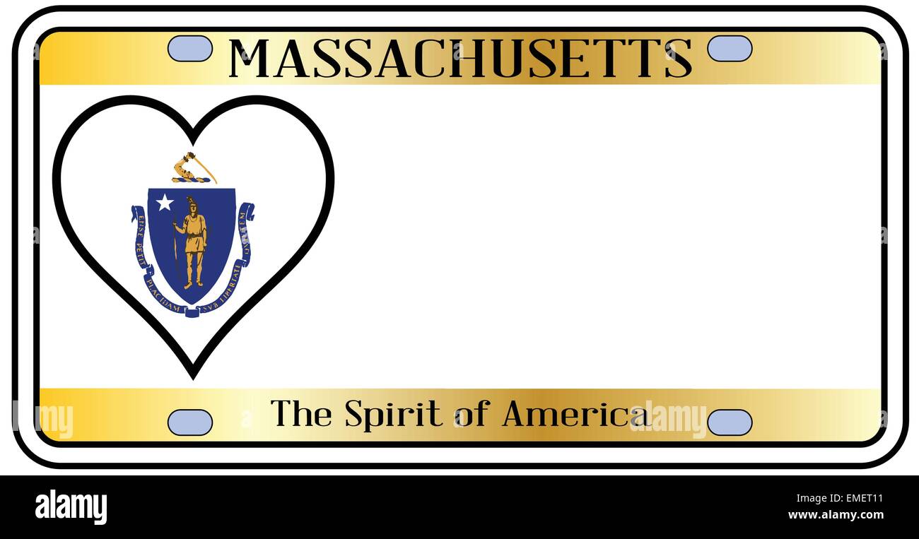 Massachusetts license plate hi-res stock photography and images - Alamy