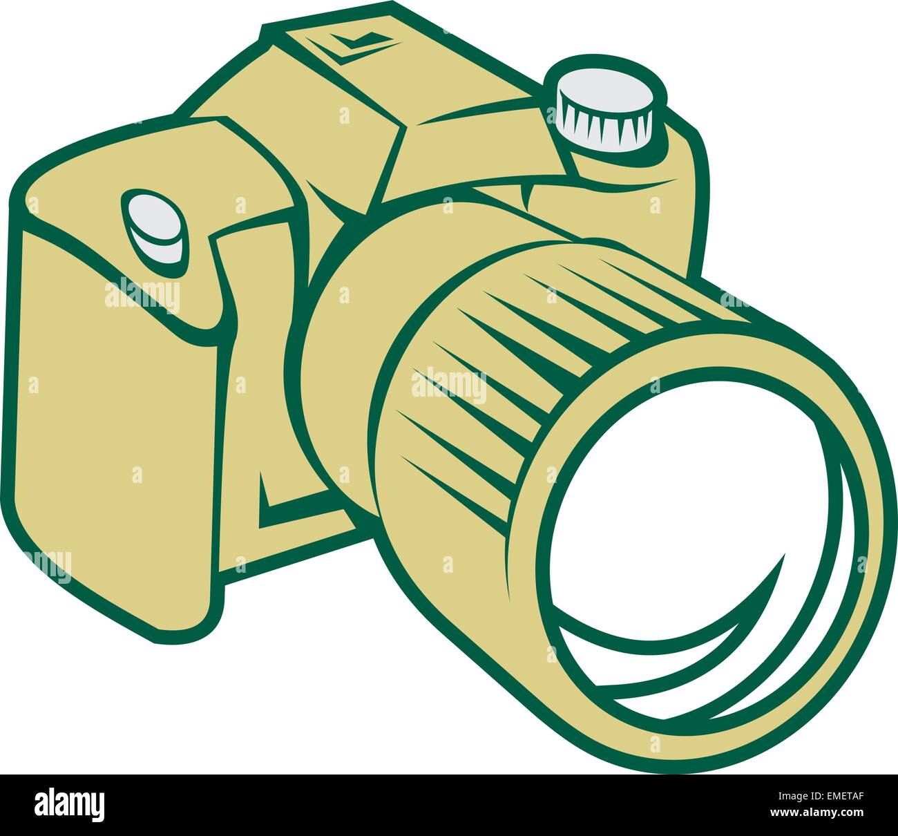 Camera DSLR Retro Stock Vector Image & Art - Alamy