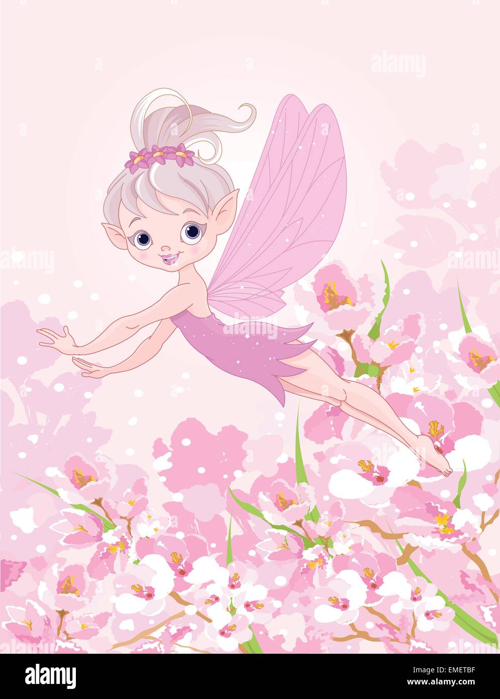 Flying Pixy Fairy Stock Vector Image & Art - Alamy