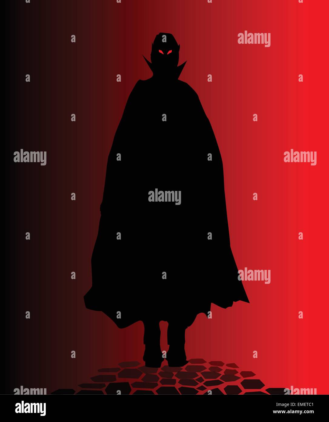 Vampire Cape Silhouette