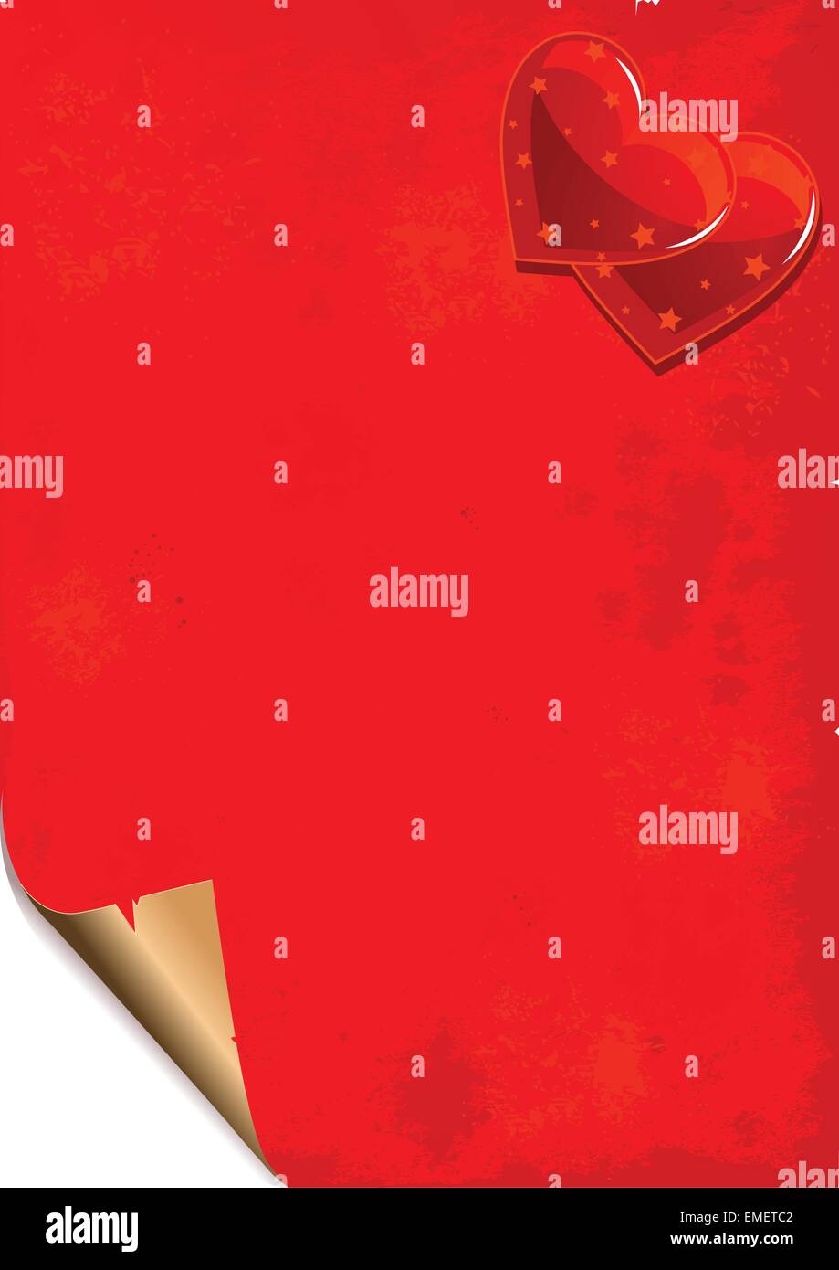 Valentine paper grunge background Stock Vector Image & Art - Alamy