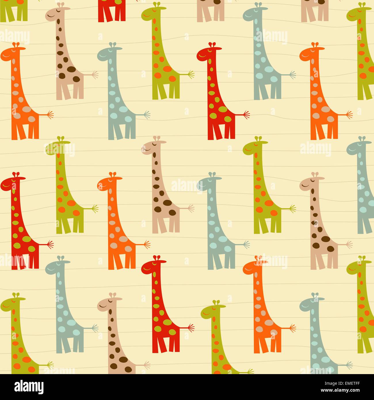 African giraffes cartoon hi-res stock photography and images - Alamy