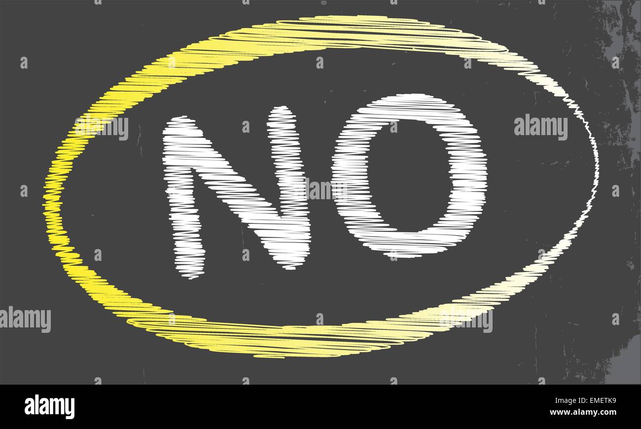 No symbol drawing hi-res stock photography and images - Alamy