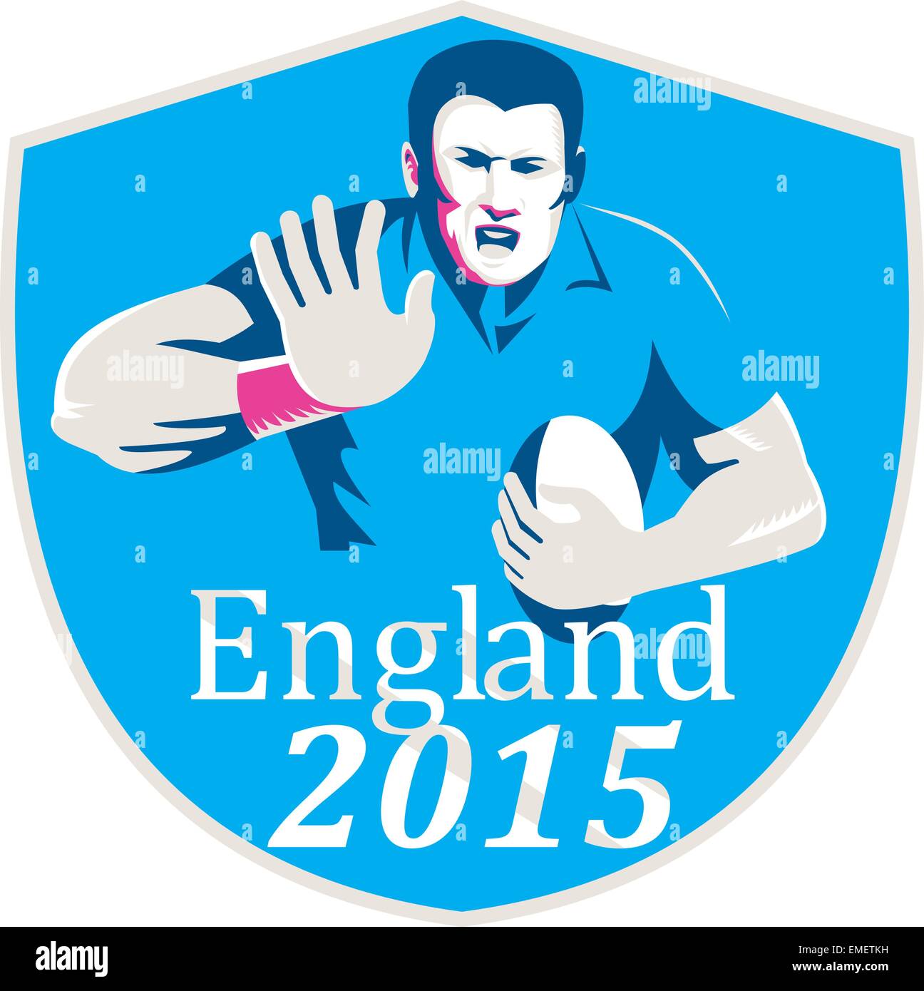 England rugby player Stock Vector Images - Alamy