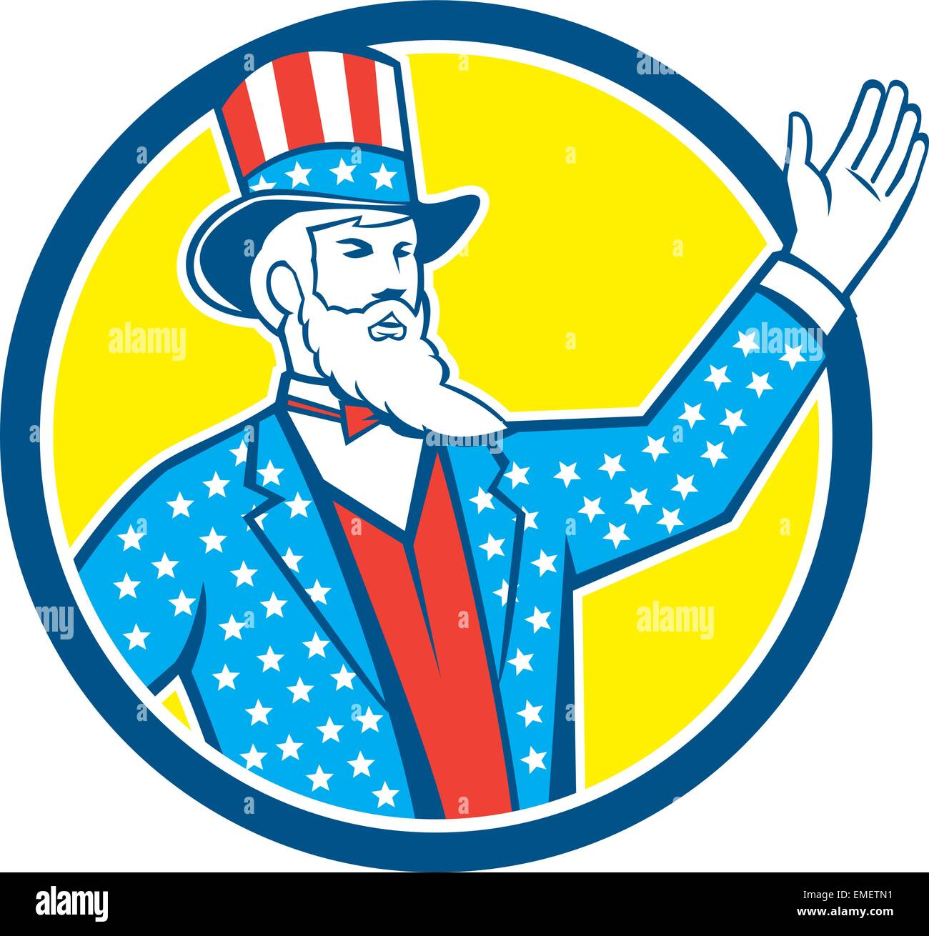 American flag jacket Stock Vector Images - Alamy