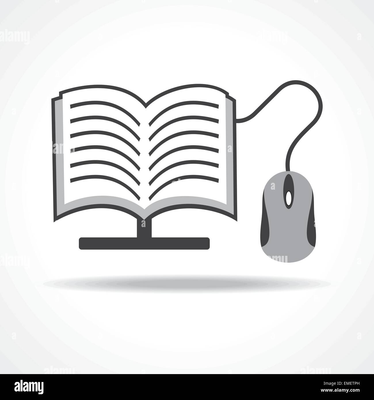 Education concept tablet computer Stock Vector Images - Alamy