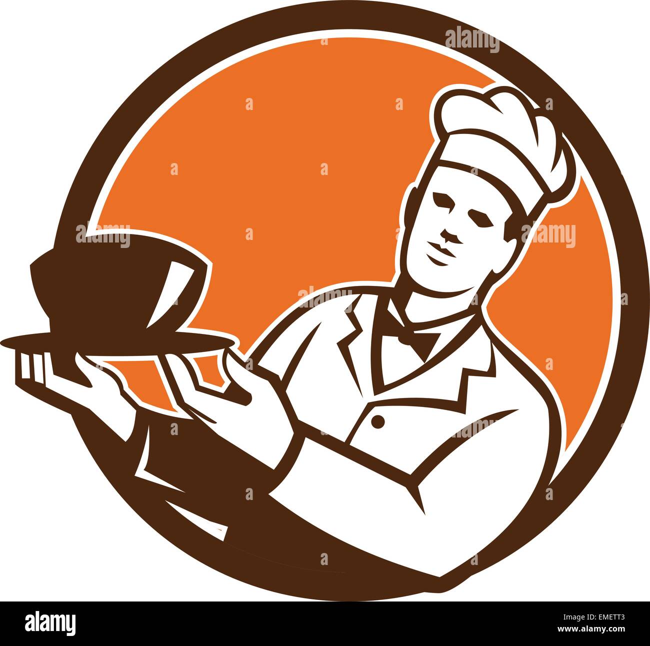 Food serving bowl Stock Vector Images - Alamy