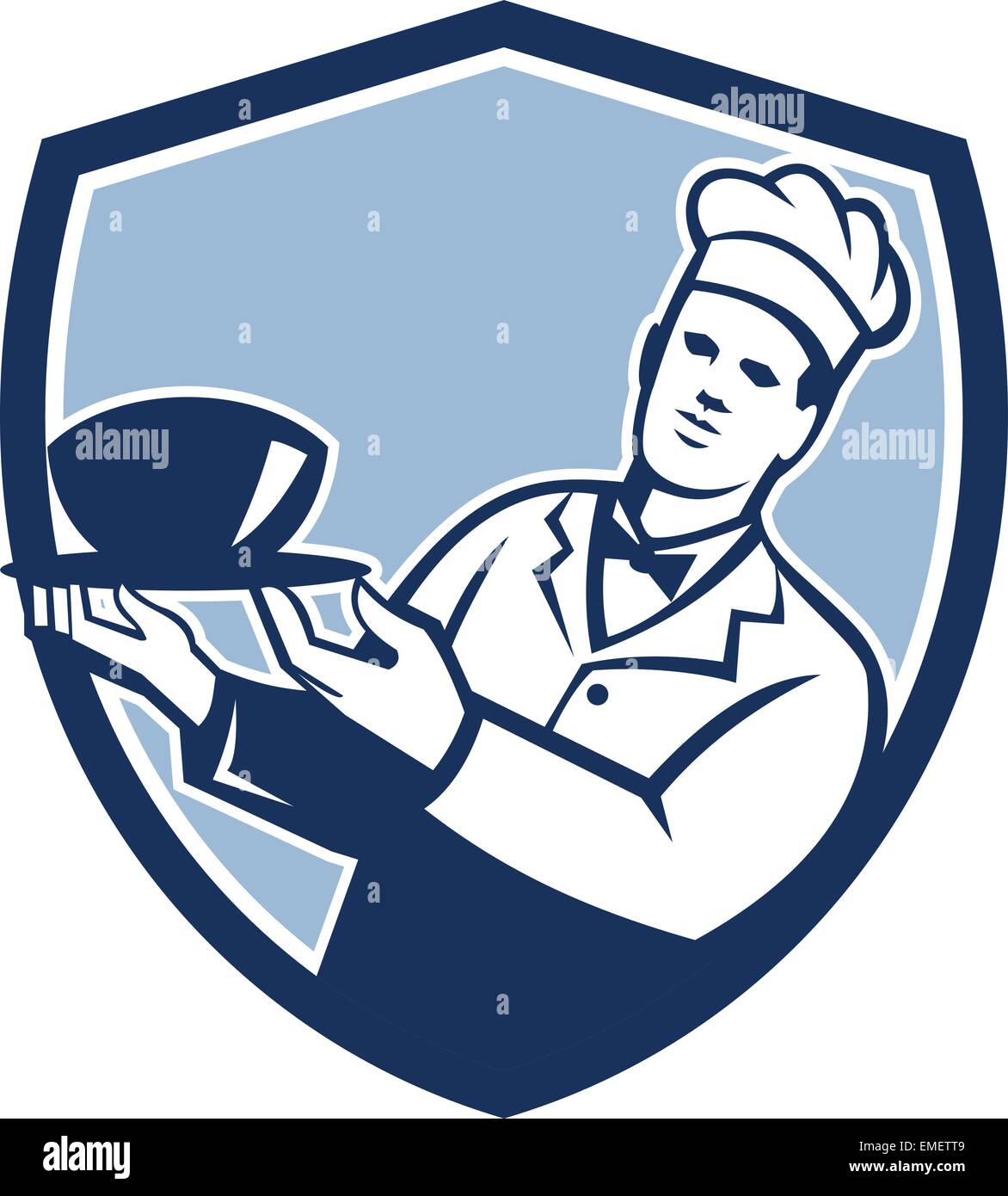 Food serving bowl Stock Vector Images - Alamy