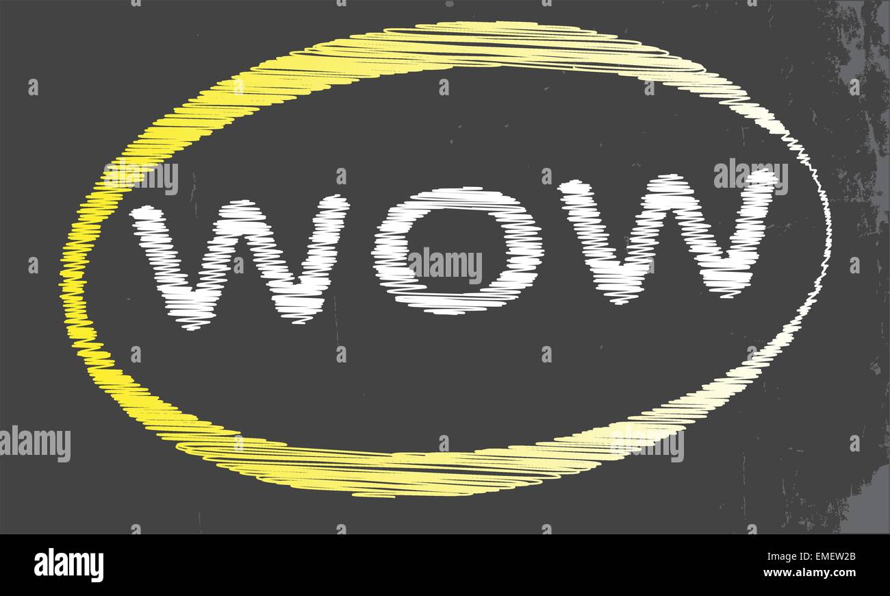 Wow symbol Stock Vector Images - Alamy