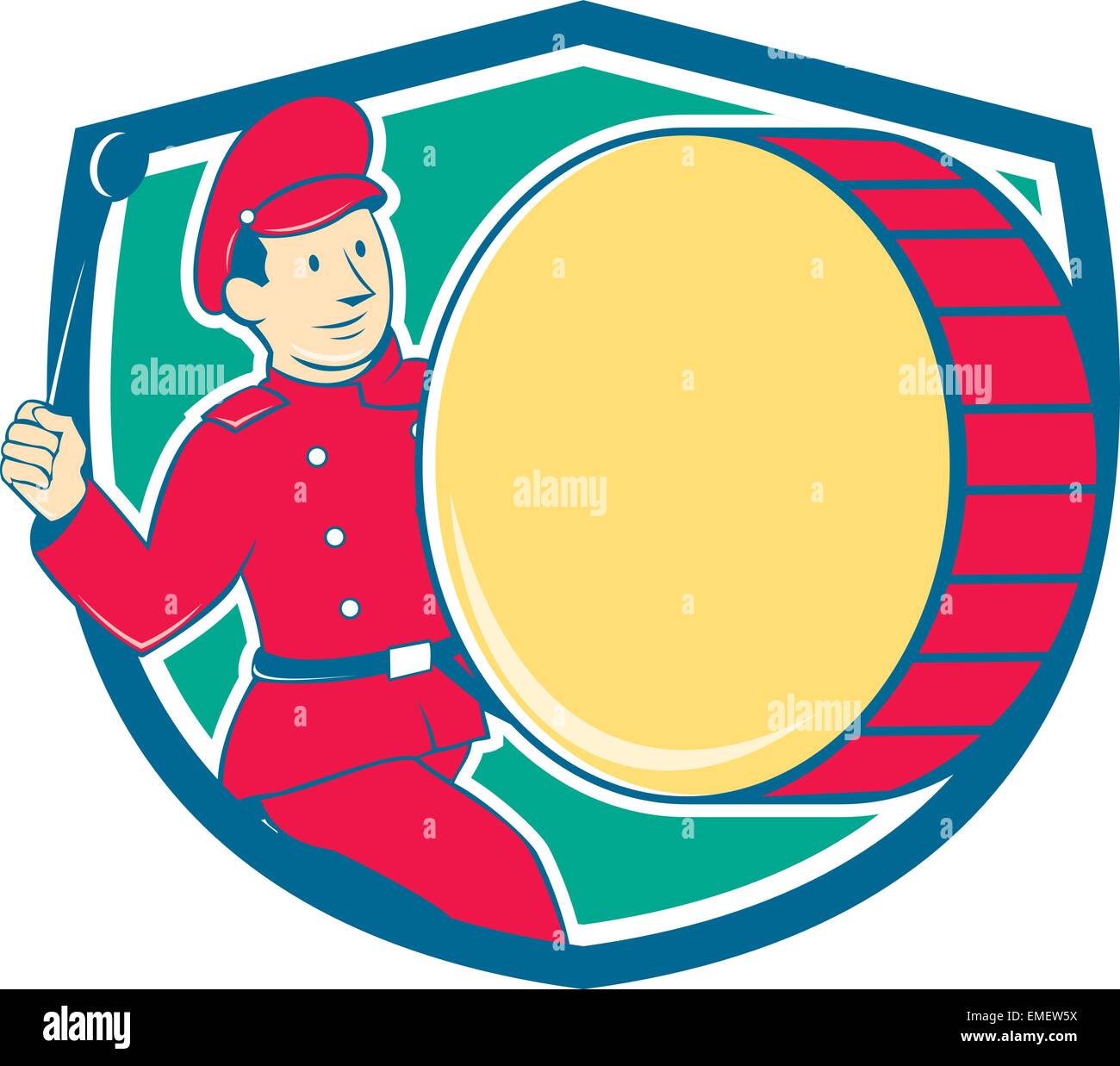 Marching brass band Stock Vector Images - Alamy