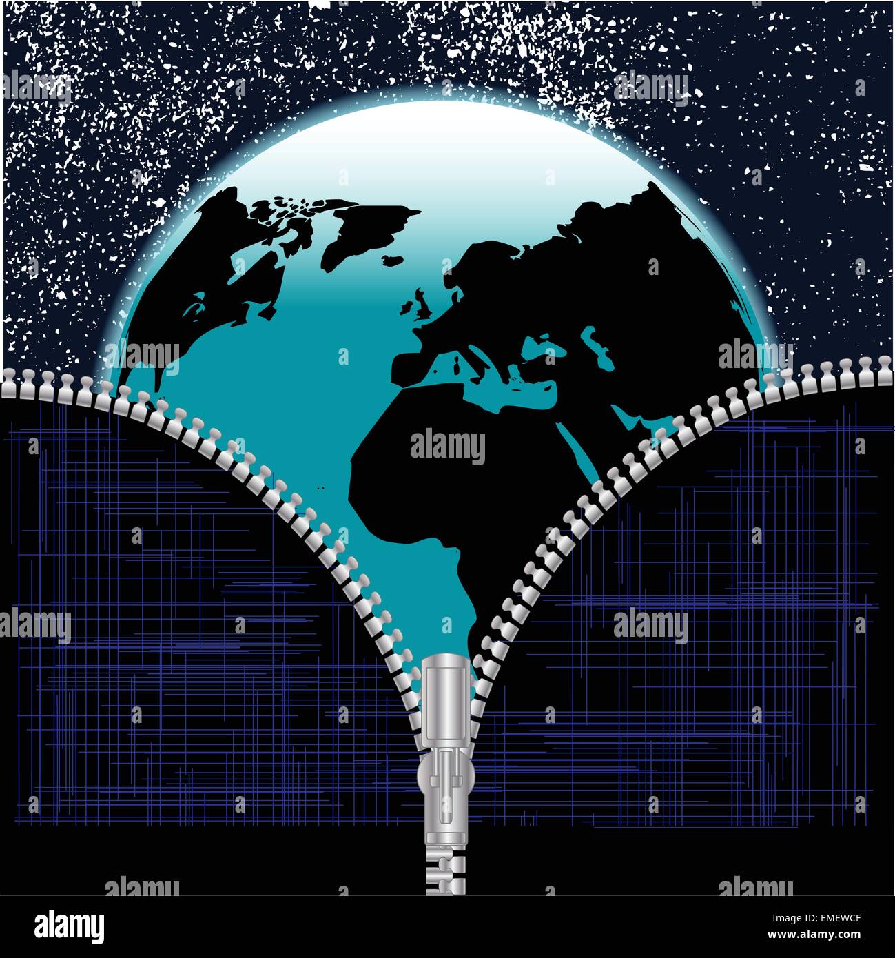 Earth space Stock Vector Images - Alamy