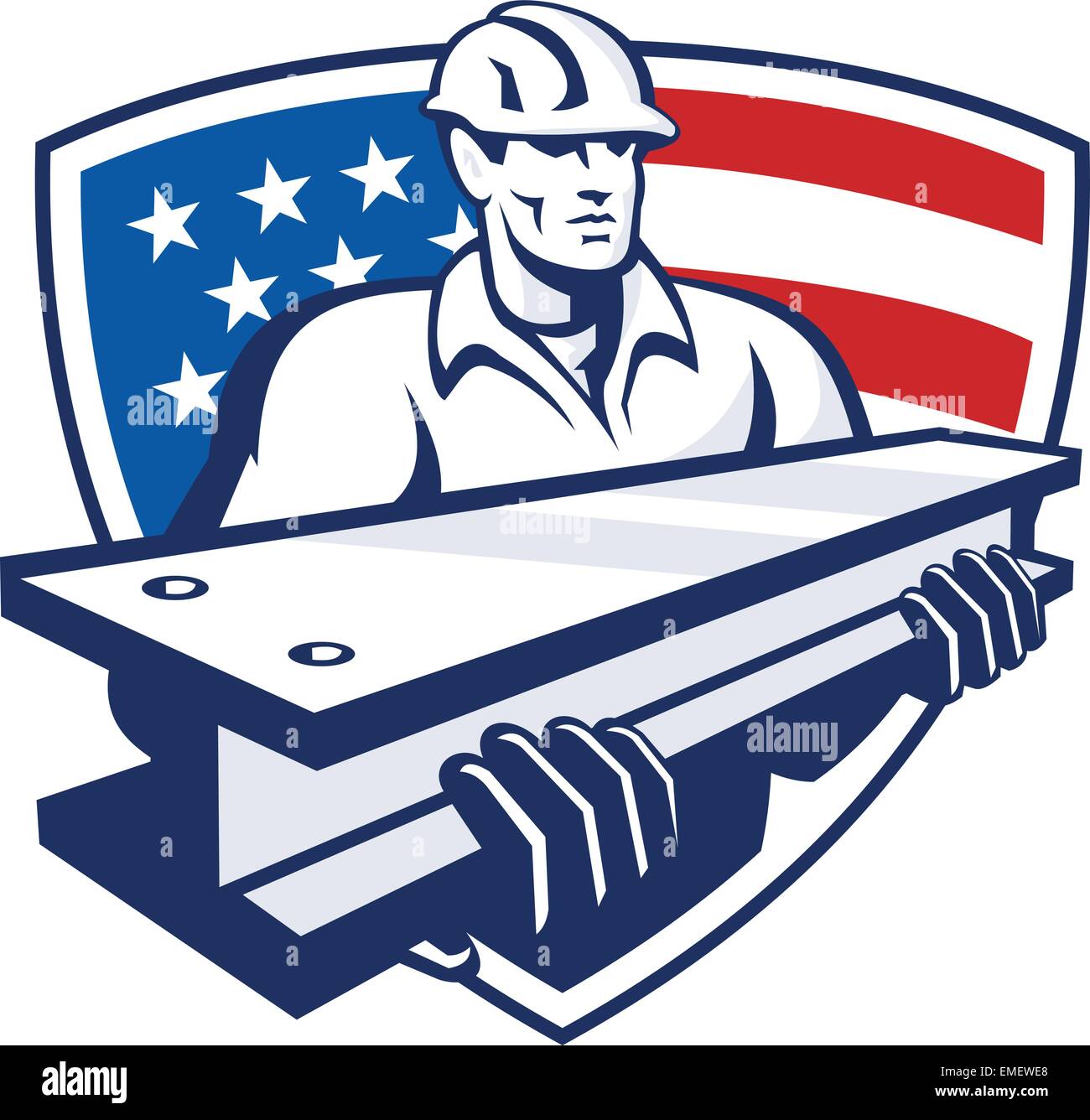 Steel beam steel construction Stock Vector Images - Alamy