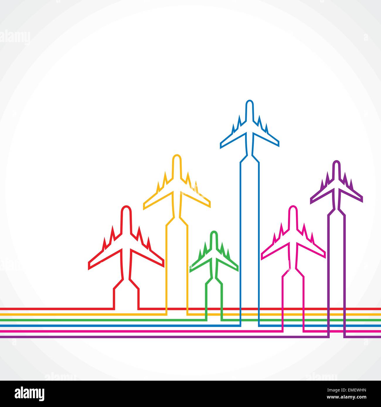 Abstract background with airplane stock vector Stock Vector Image & Art ...