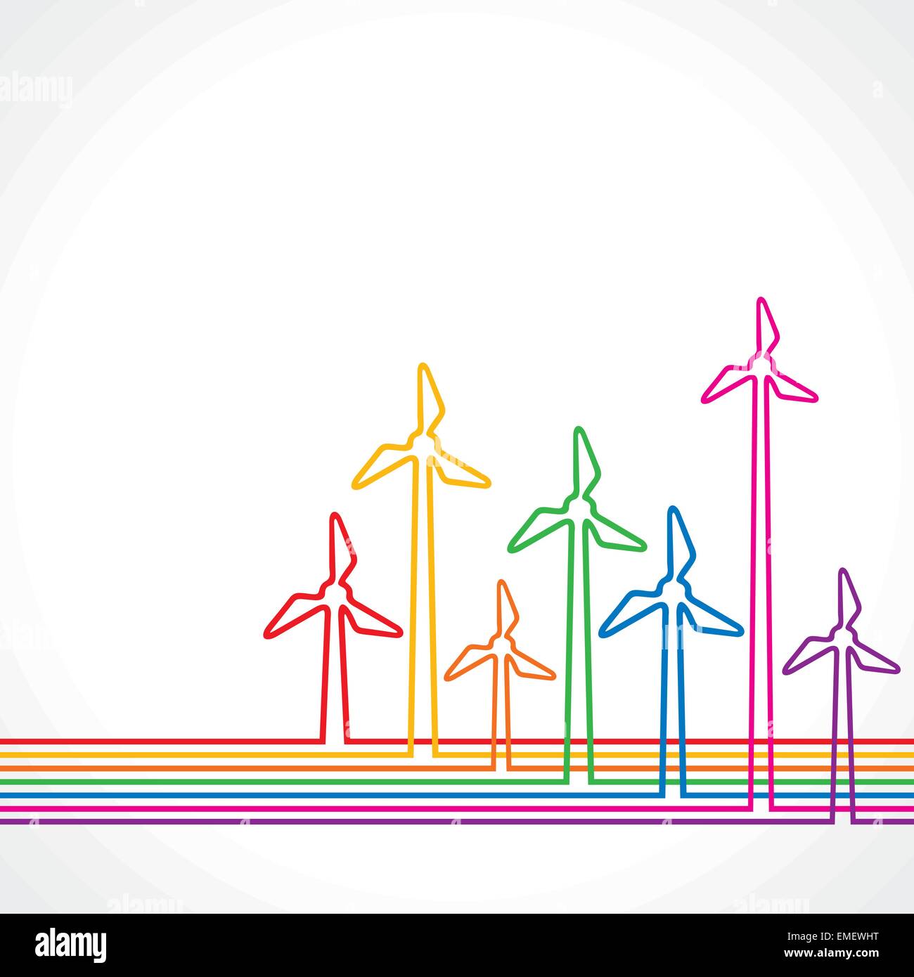 Abstract background with wind-mill stock vector Stock Vector Image ...