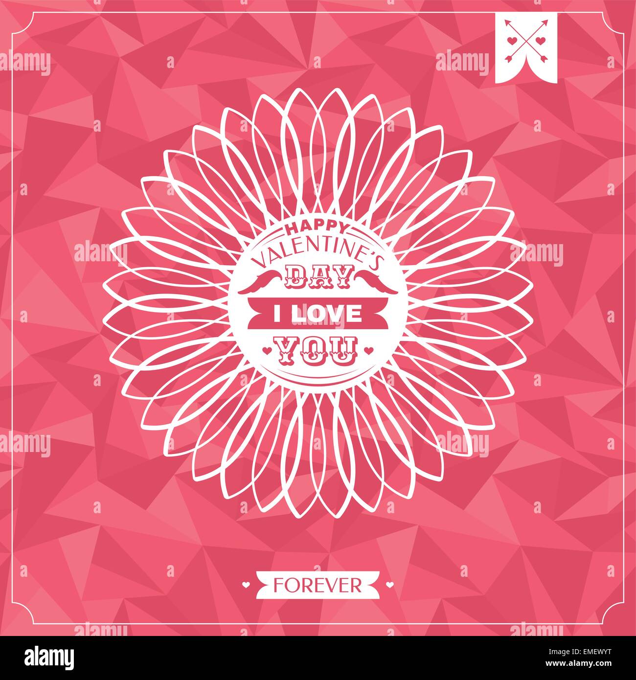 Valentines Day card Stock Vector Image & Art - Alamy