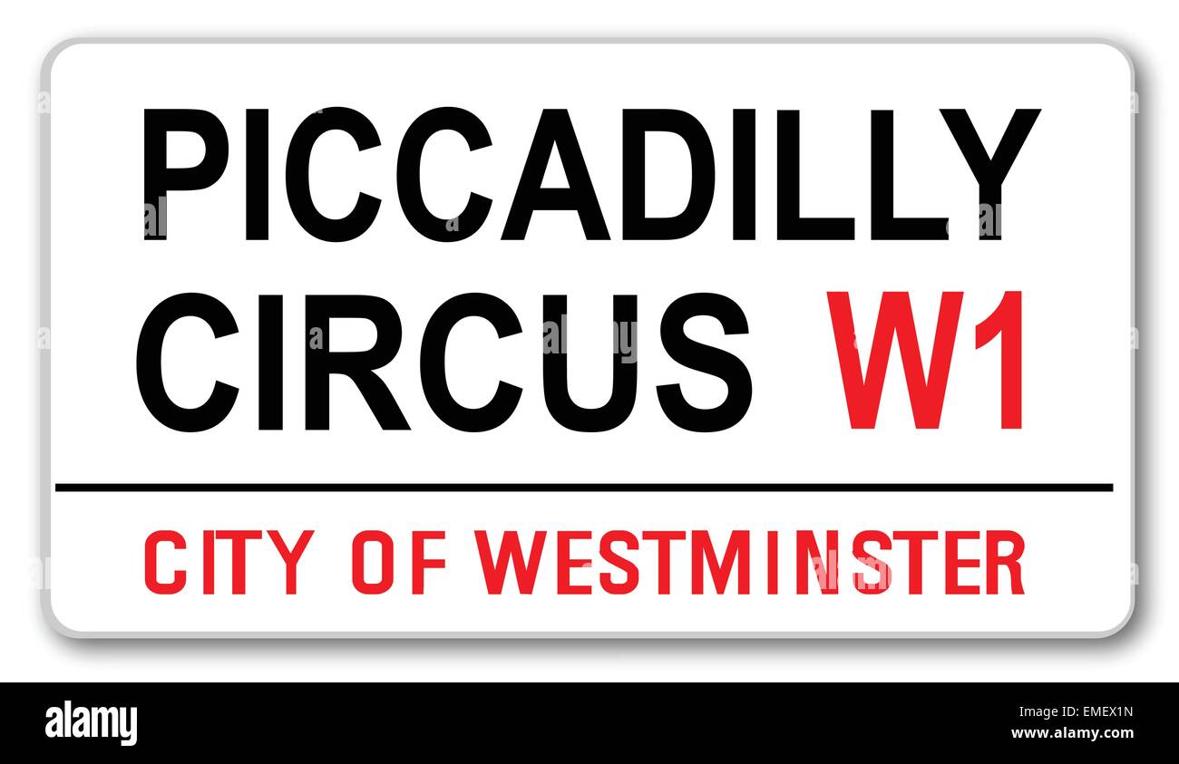 Piccadilly circus Stock Vector Images - Alamy