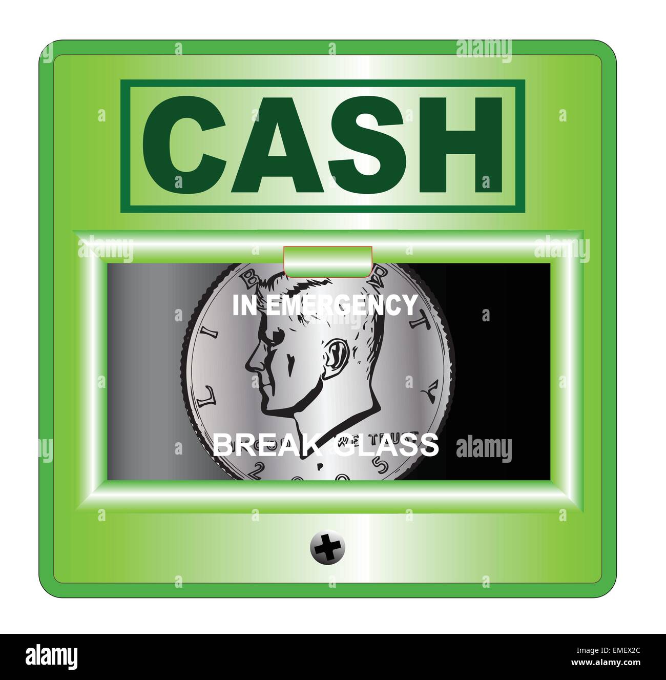 Dollar money red button Stock Vector Images - Alamy