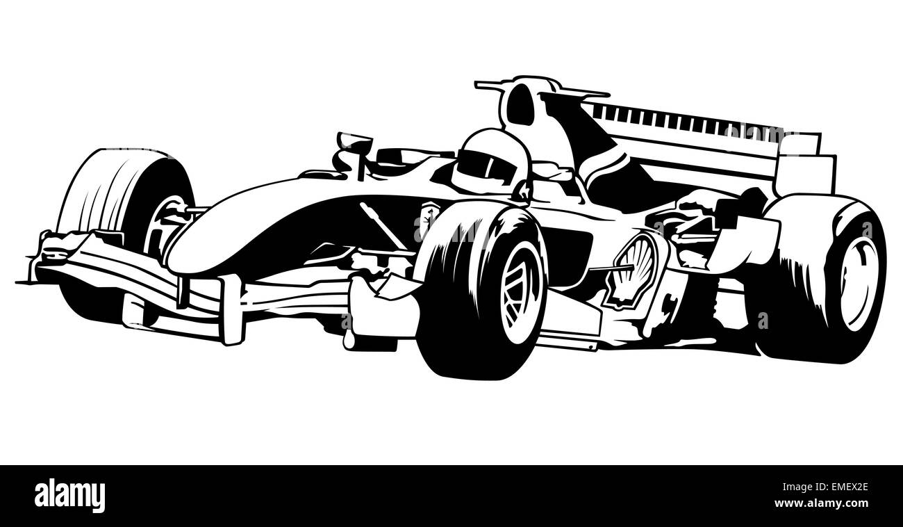 Racing stock car Stock Vector Images - Alamy