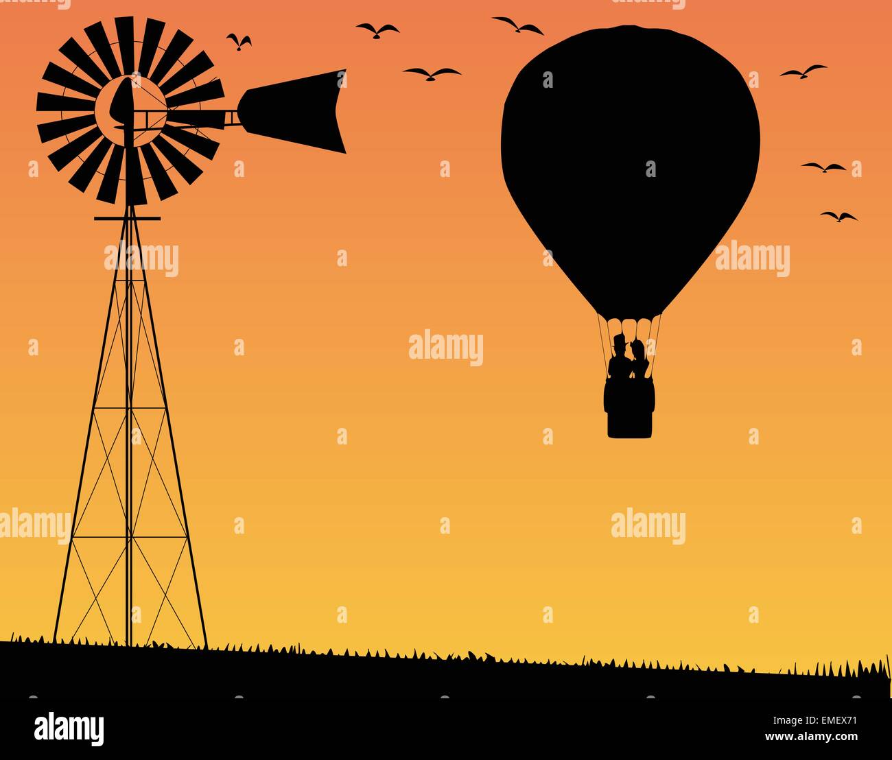 Floating Stock Vector Images - Alamy