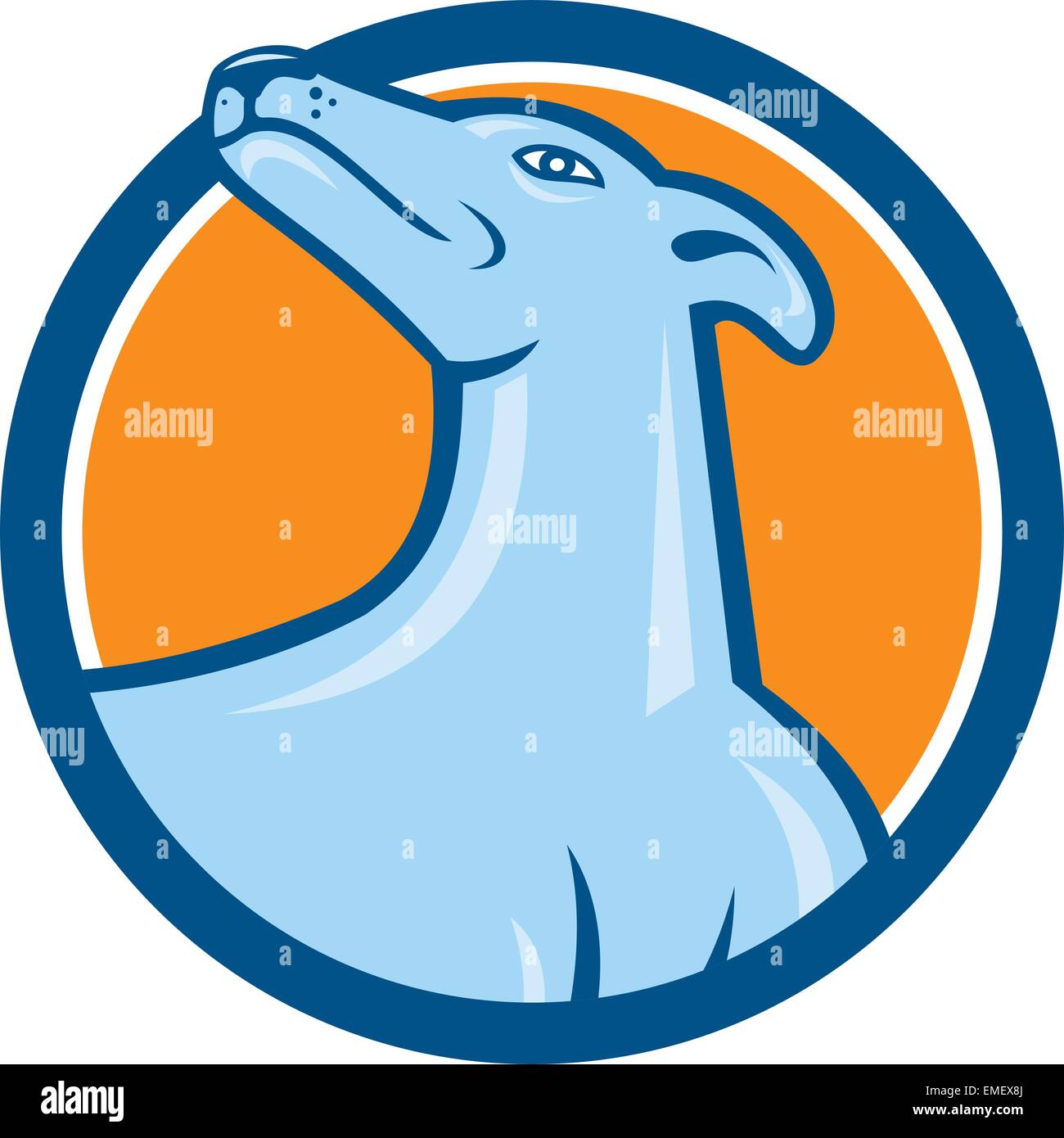 Looking up side view Stock Vector Images - Alamy
