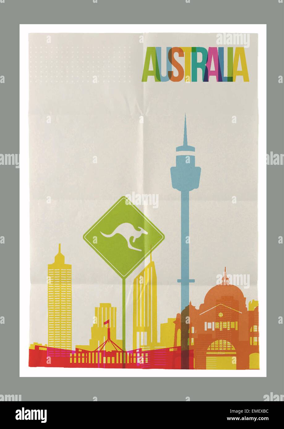 Poster city skyline sydney Stock Vector Images - Alamy