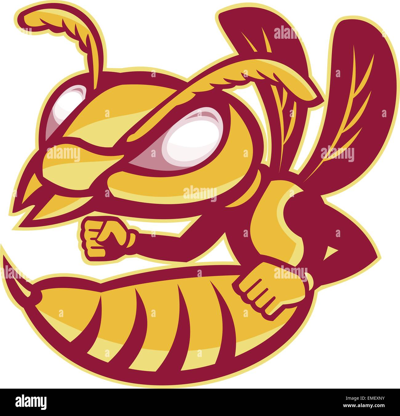 Female hornet Stock Vector Images - Alamy