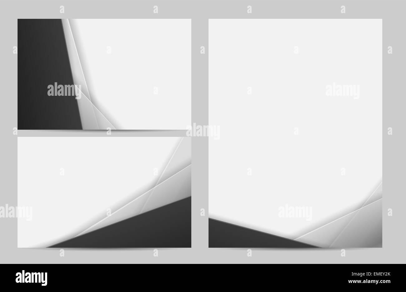 Business style templates Black and White Stock Photos & Images - Alamy