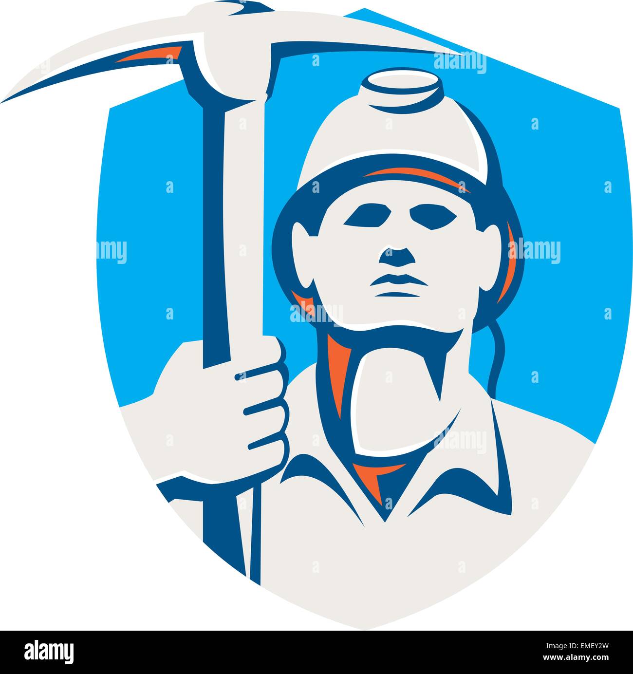 Man holding coal Stock Vector Images - Alamy