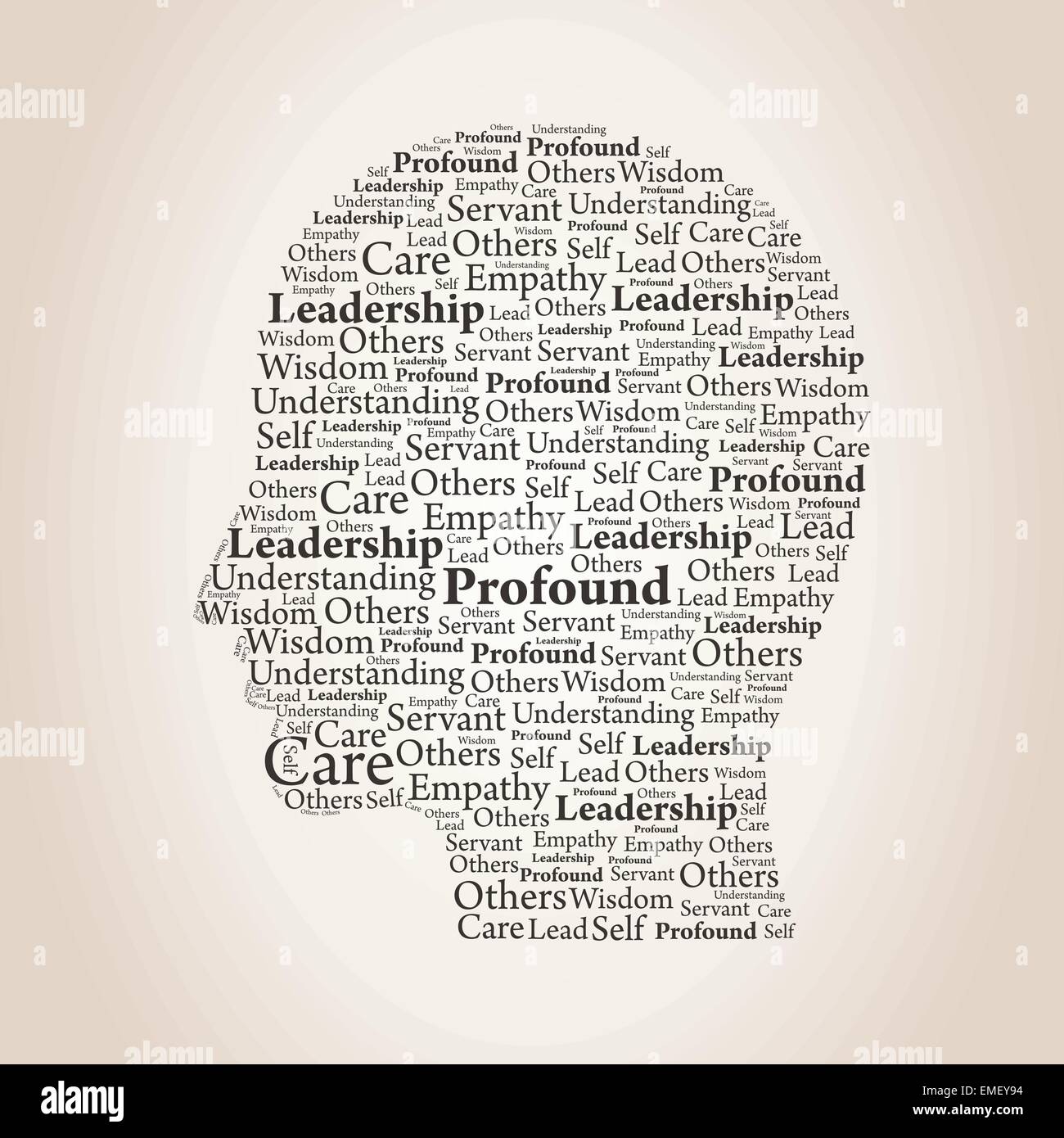 Head with words hi-res stock photography and images - Alamy