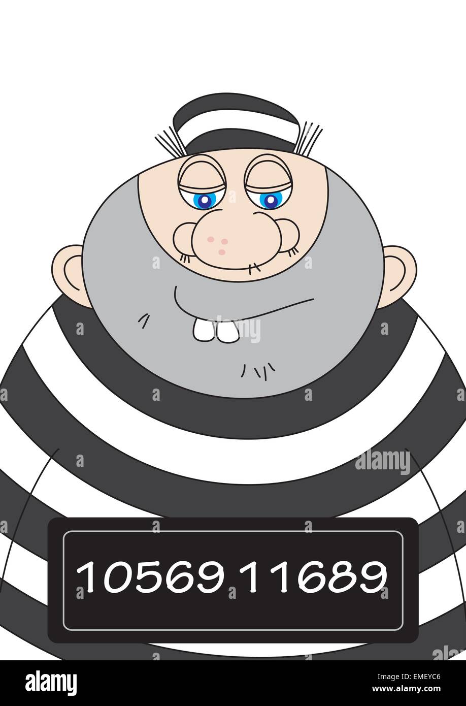 man in prison uniform mugshot Stock Vector Image & Art - Alamy