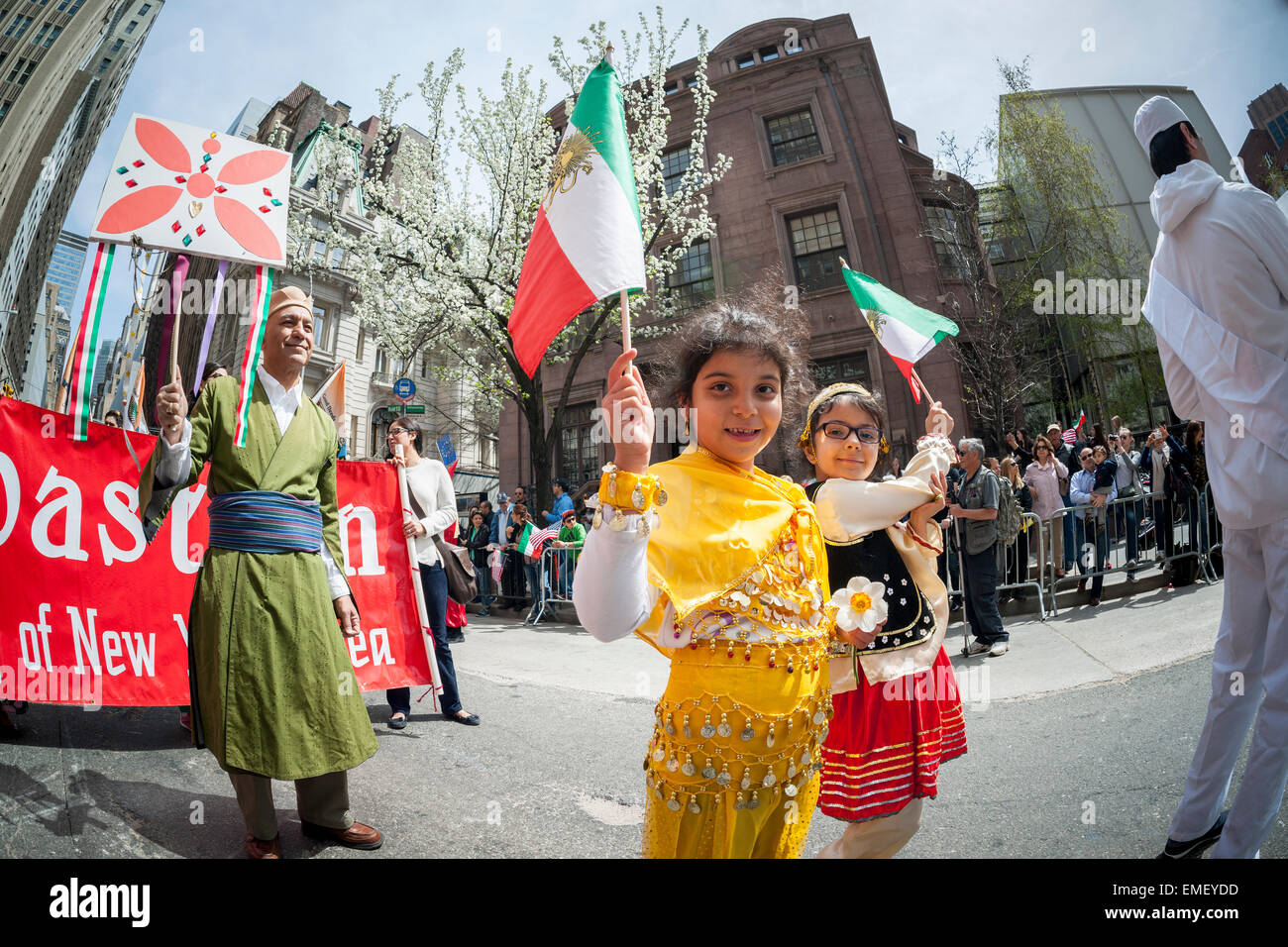 Iranian-Americans and supporters at the 12th annual Persian Parade on ...