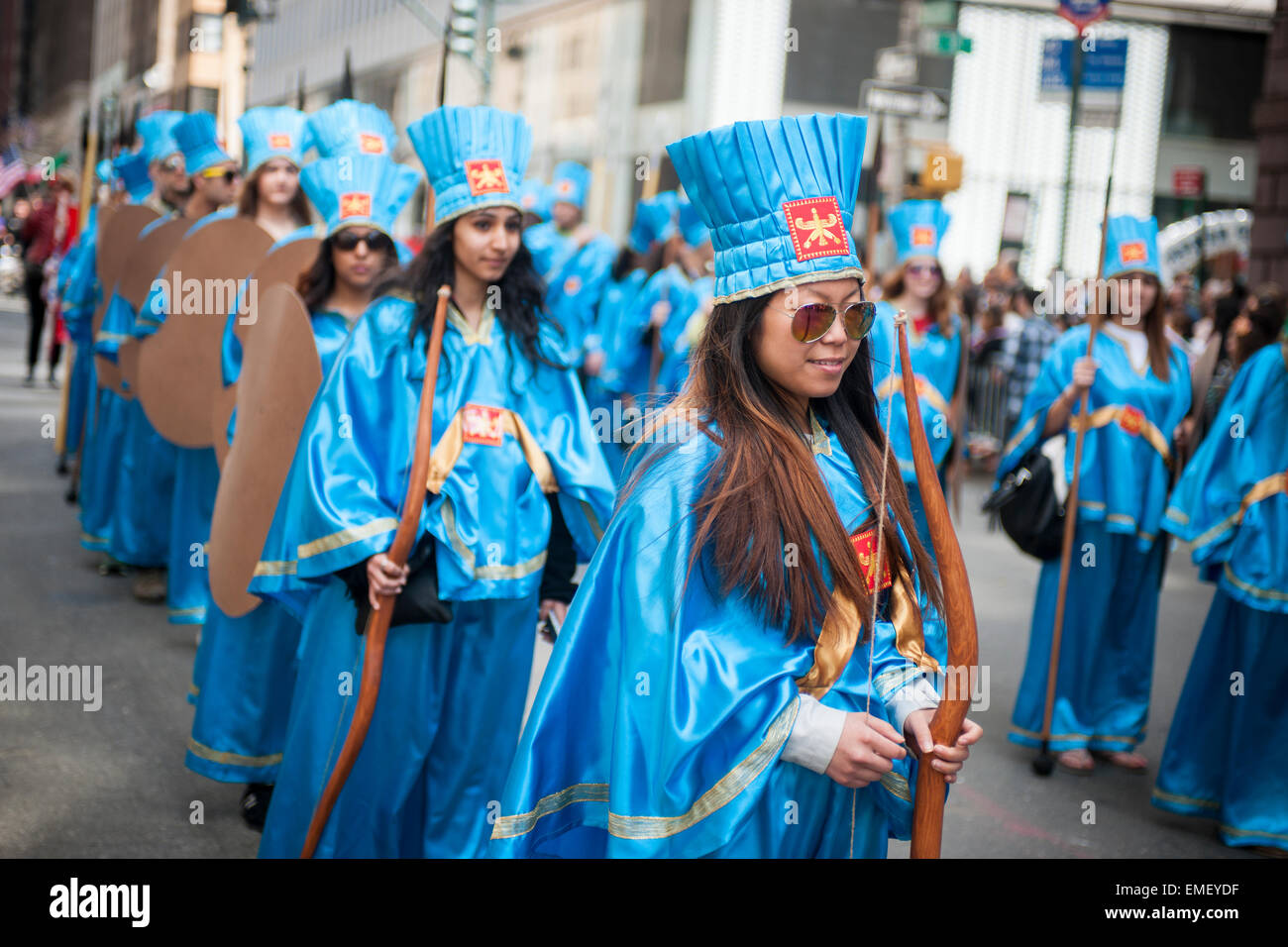 Iranian-Americans and supporters at the 12th annual Persian Parade on ...