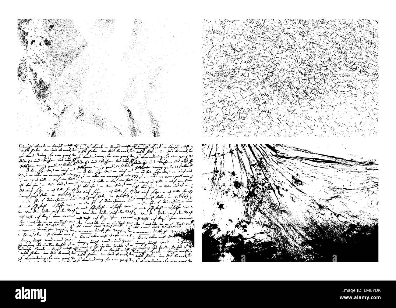 Set halftone backgrounds illustration Stock Vector Images - Alamy