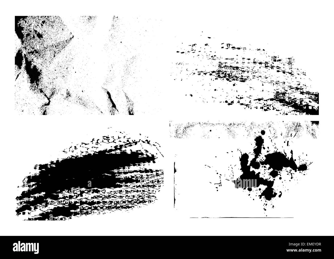 Sketch ink textures design grunge Cut Out Stock Images & Pictures - Alamy