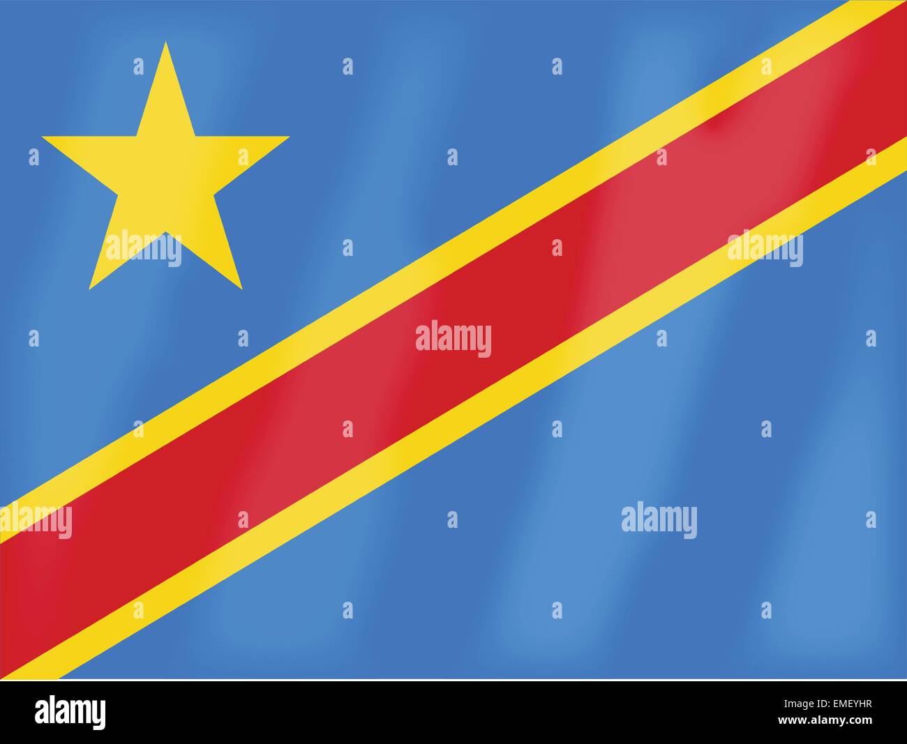 Democratic Republic Of The Congo Flag Stock Vector Image And Art Alamy