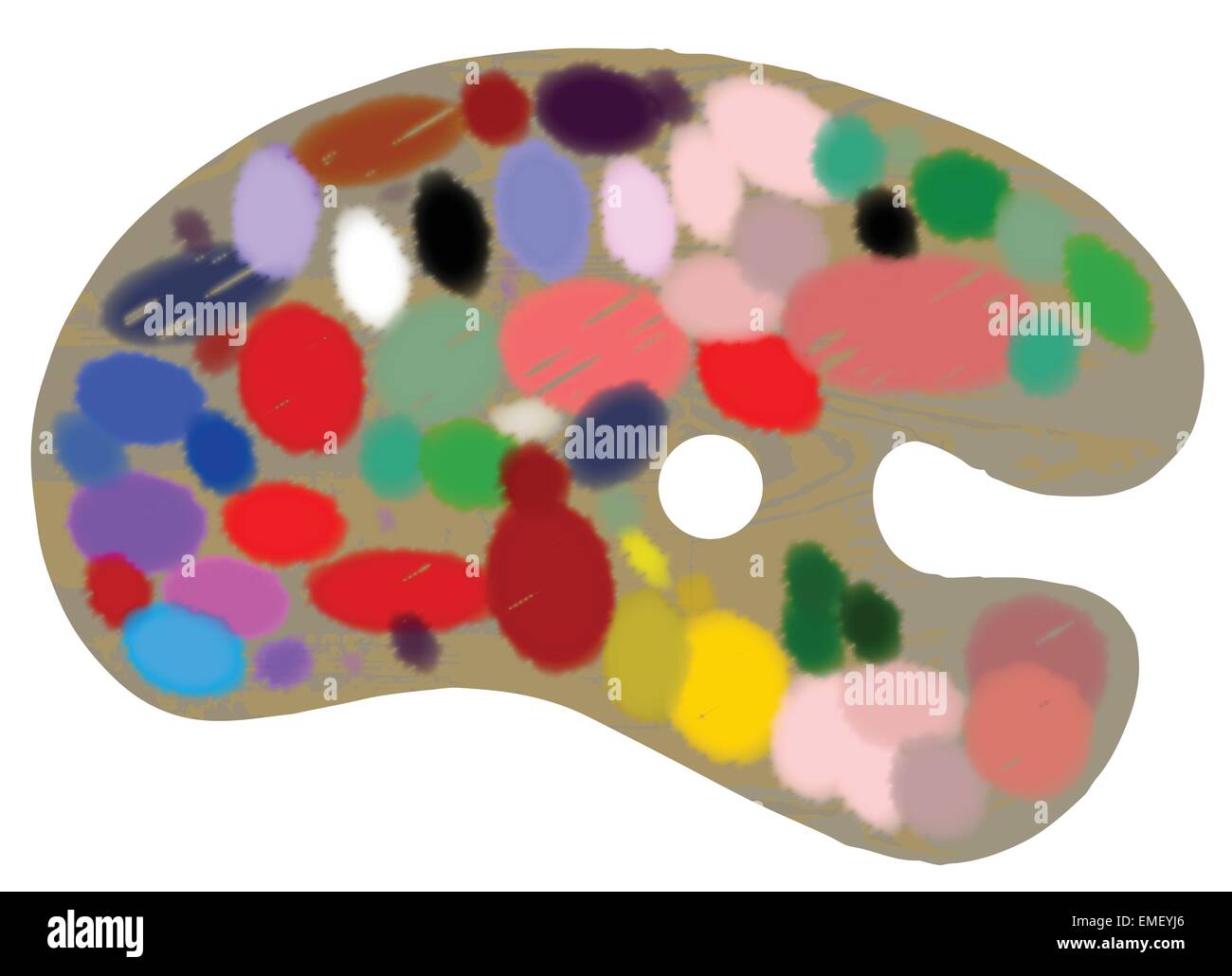 Artist pallet hi-res stock photography and images - Alamy